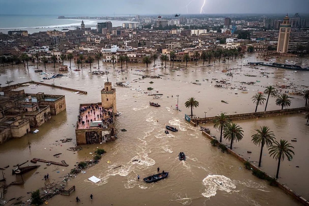 Inondations au Maroc : comment l’oued Chaâba a englouti la médina de Safi