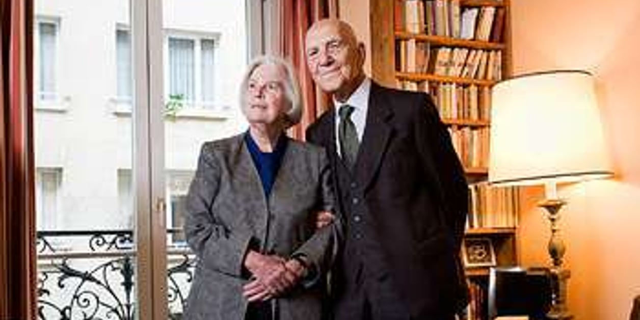 Christiane et Stéphane Hessel et J.A. … - Jeune Afrique