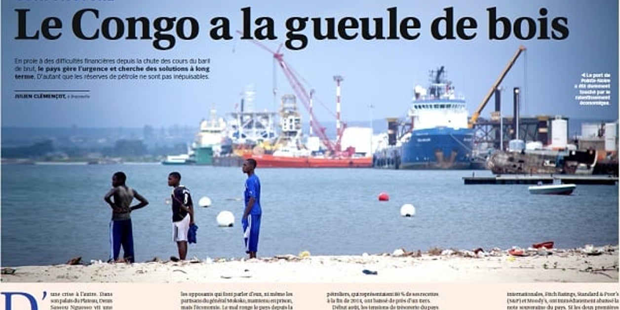 Au sommaire des pages éco : coup de blues à Brazza, tourisme en berne ...