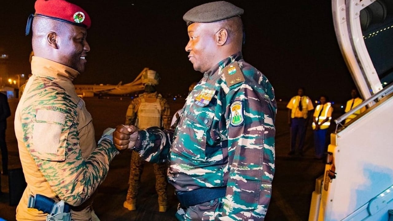 Tiani en visite auprès de ses alliés Goïta et Traoré