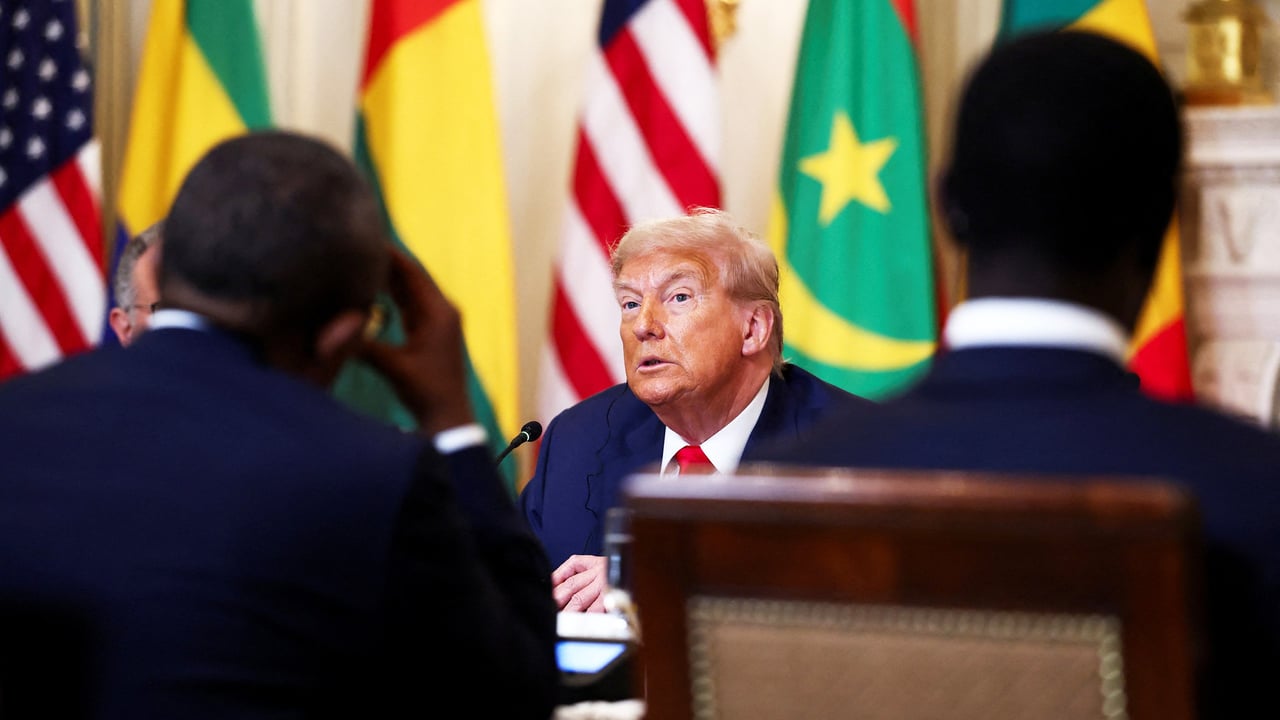 Donald Trump reçoit des présidents africains, entre malaise ...