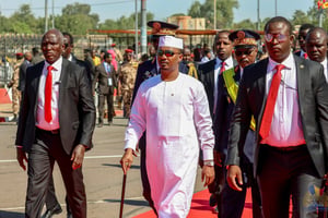Idriss Déby Itno, président désigné (1990-1996) puis élu (1996-2021) du ...