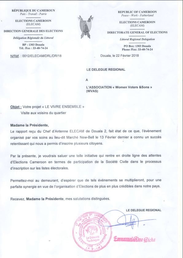 Cameroun : Alice Nkom en tournée à Douala pour mobiliser les femmes en ... Cameroun : Alice Nkom en tournée à Douala pour mobiliser les femmes en ...