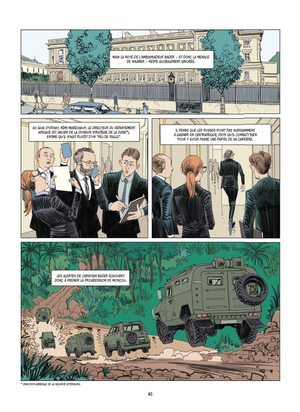 Wagner en BD : les premiers pas des mercenaires de Poutine en Afrique - Jeune Afrique